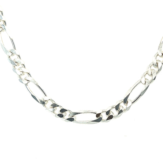 24" Silver Figaro Chain (60cm) – Feel Crystals and Jewellery