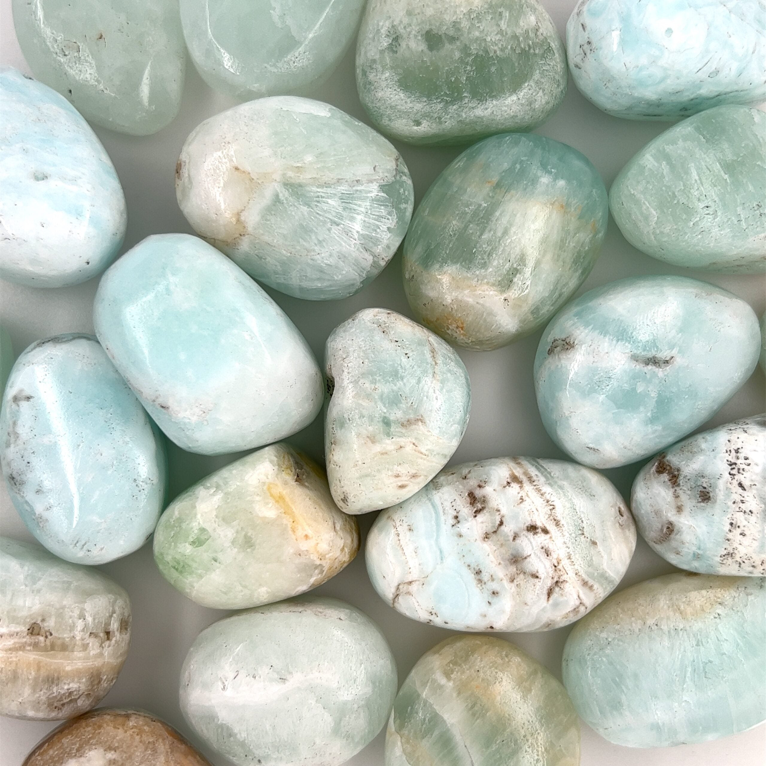 Caribbean Calcite Tumbled Stones – Feel Crystals and Jewellery