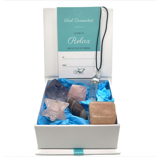 Relax Crystal Gift Box – Feel Crystals and Jewellery